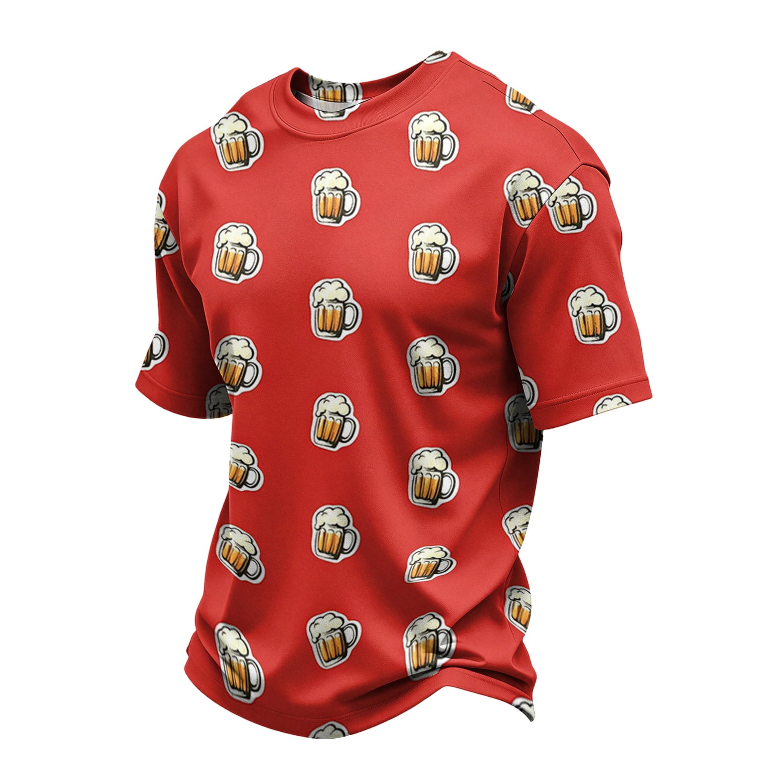 Traditional Bavarian Oktoberfest Men's T-Shirt, Short Sleeve Carnival ...
