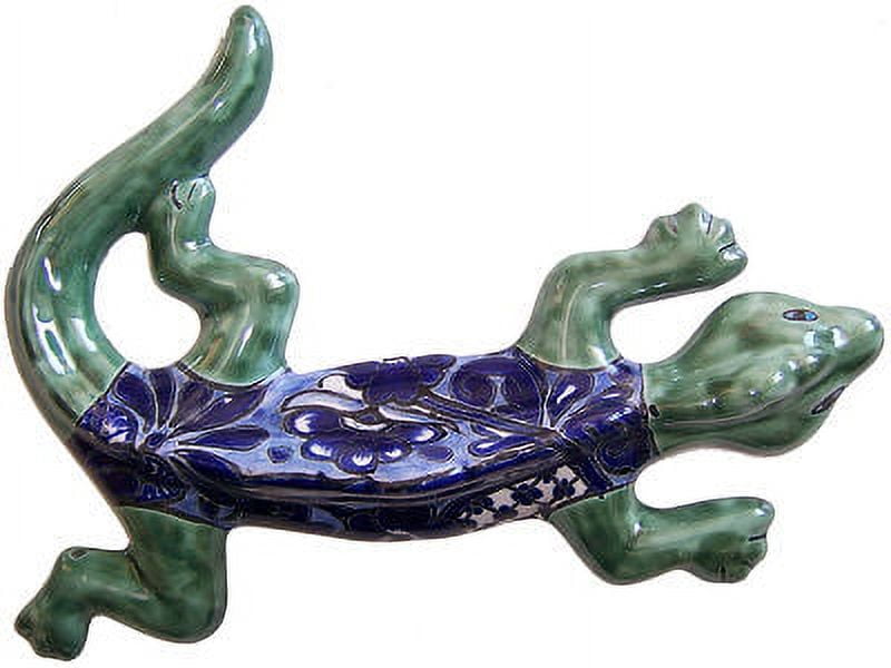 Traditional Blue Garden Ceramic Lizard - Walmart.com