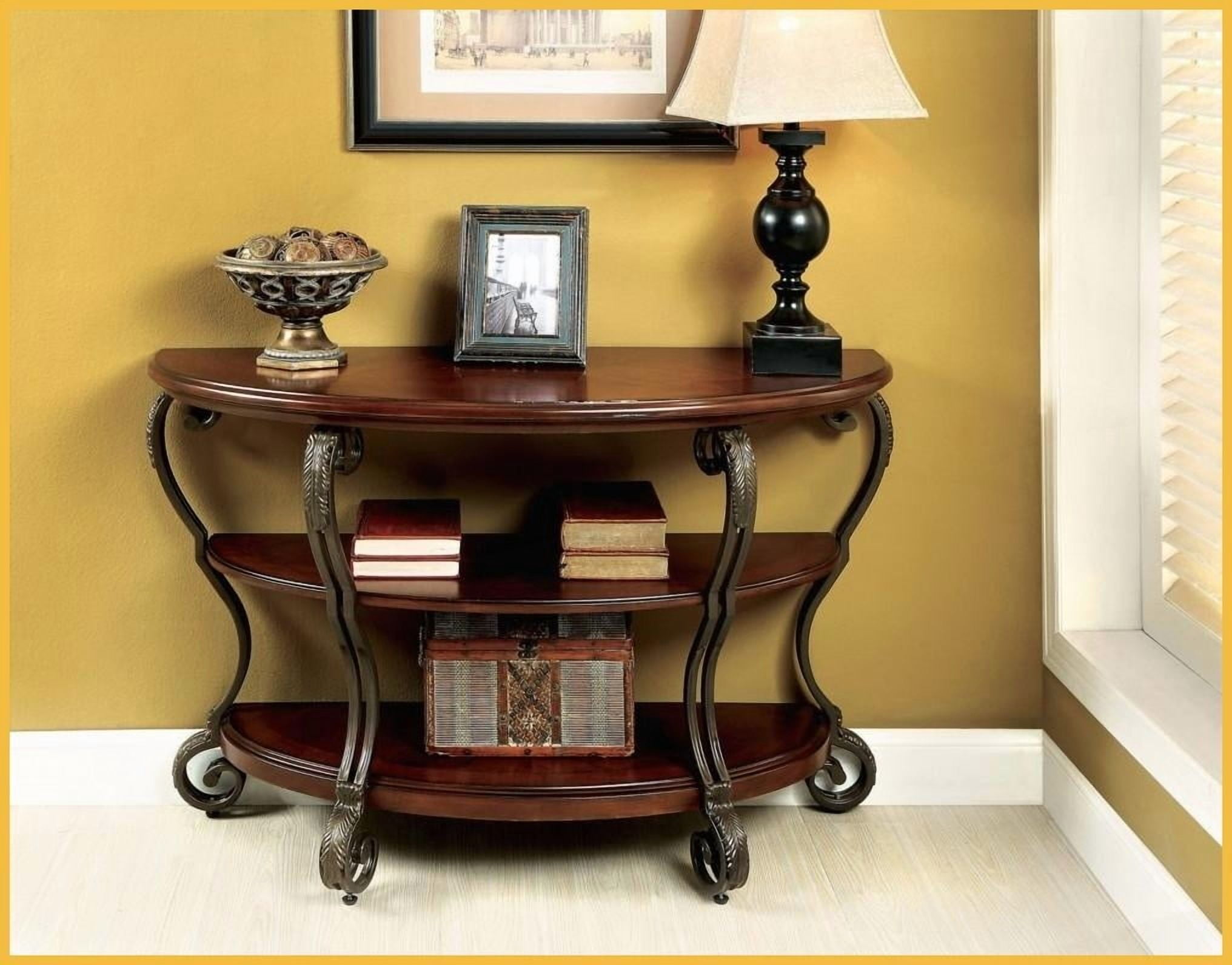 Traditional Brown Cherry Sofa Table - Complements Coffee Tables with ...