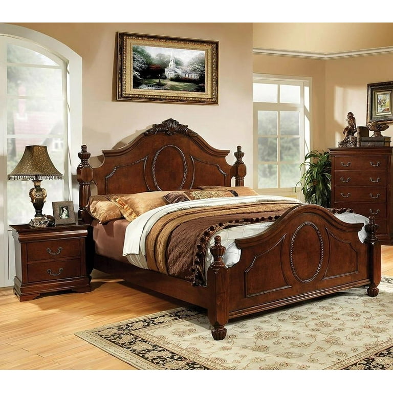 Solid wood king bedroom furniture store