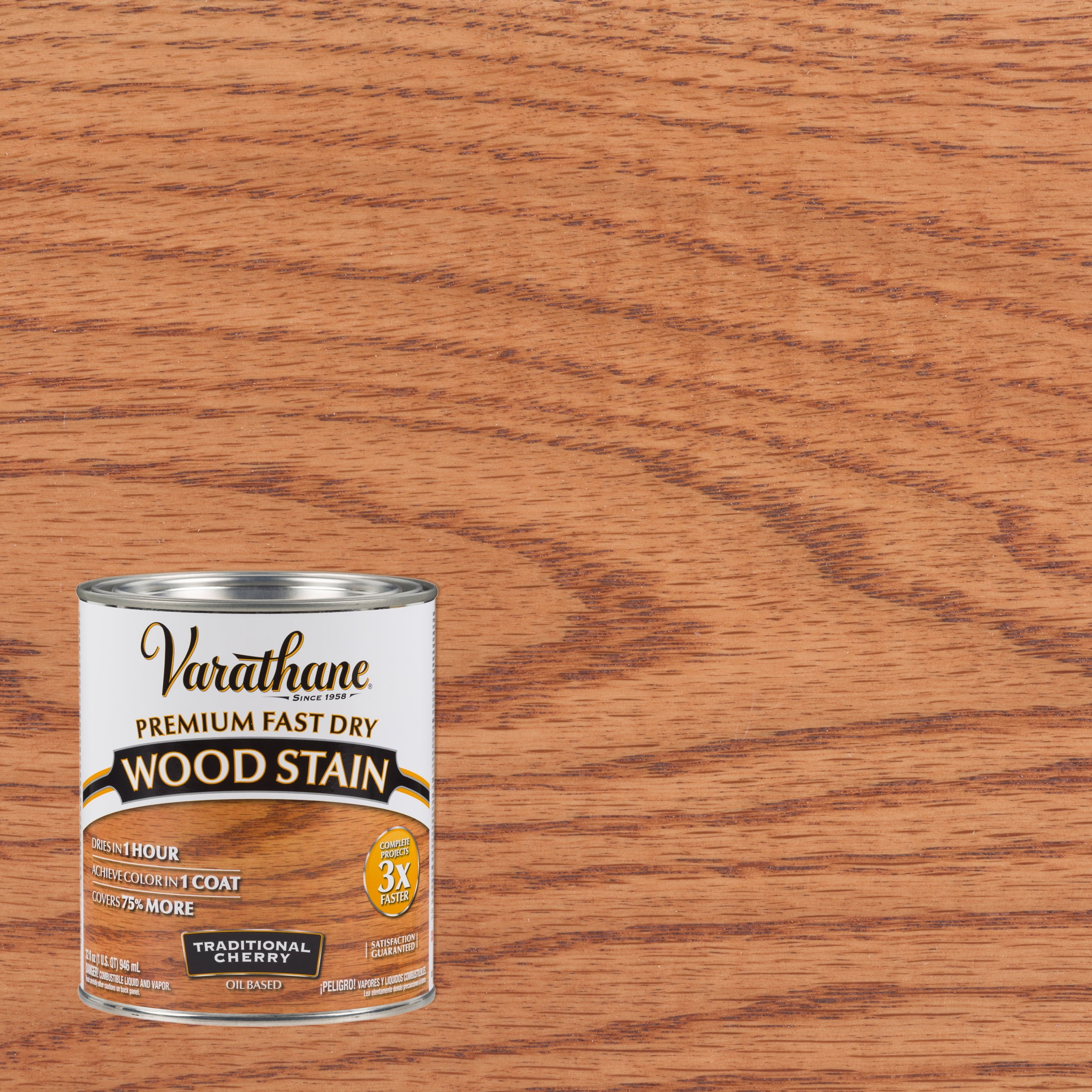 Traditional Cherry, Varathane Premium Fast Dry Wood Stain-262008, Quart ...