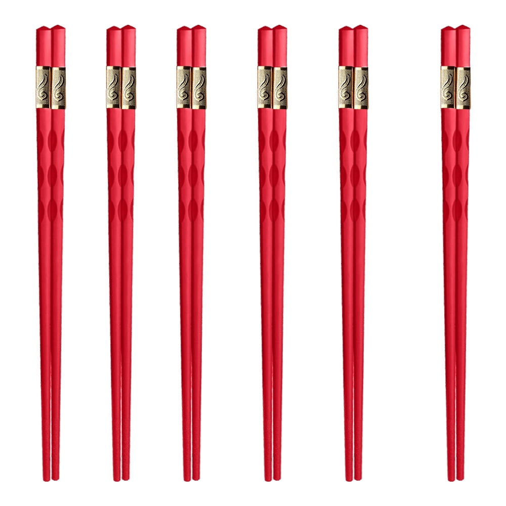 Traditional Chinese Chopsticks Reusable Fiberglass Dishwasher Safe ...