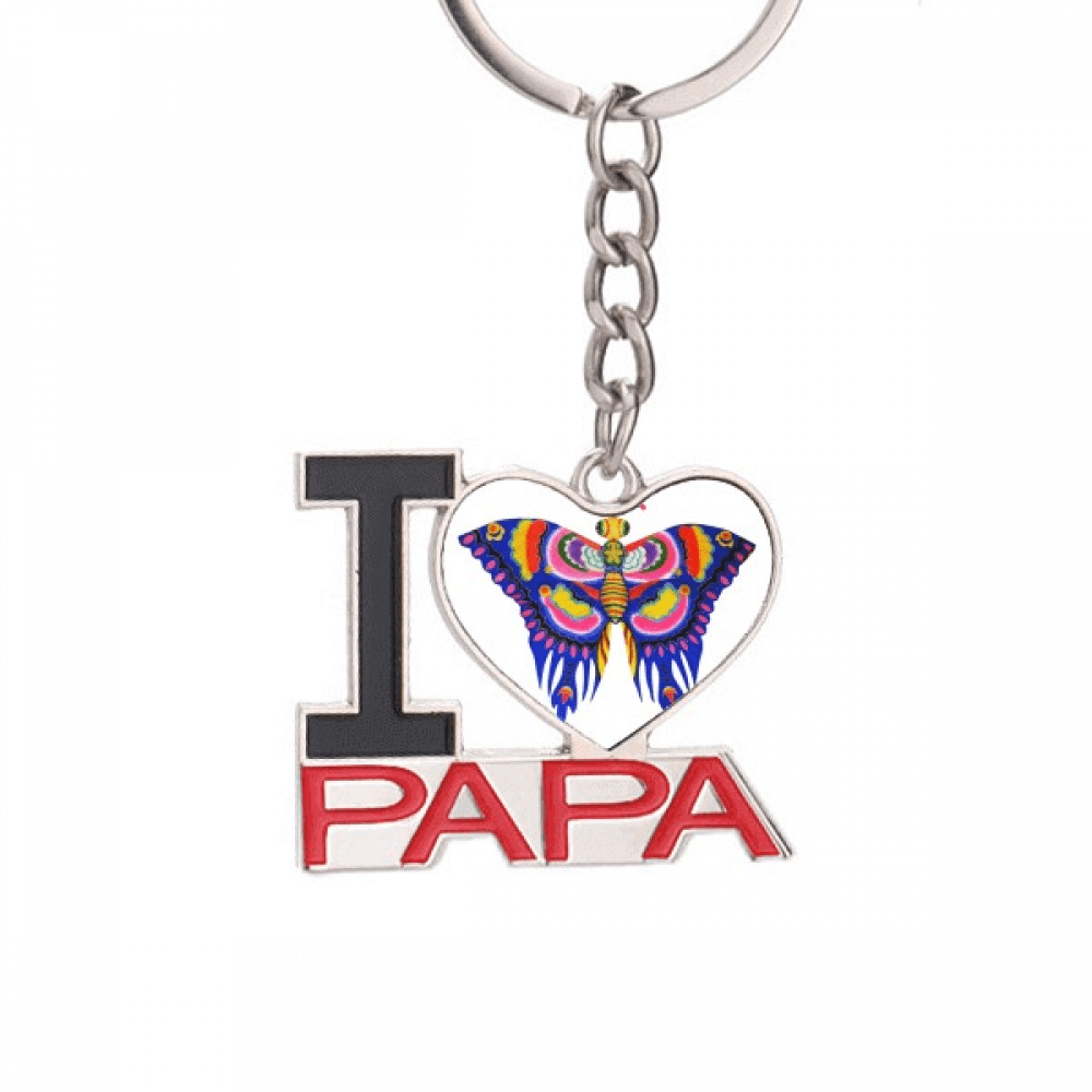 Traditional Chinese Kite Pattern Keychain Metal Keyring Holder Love ...