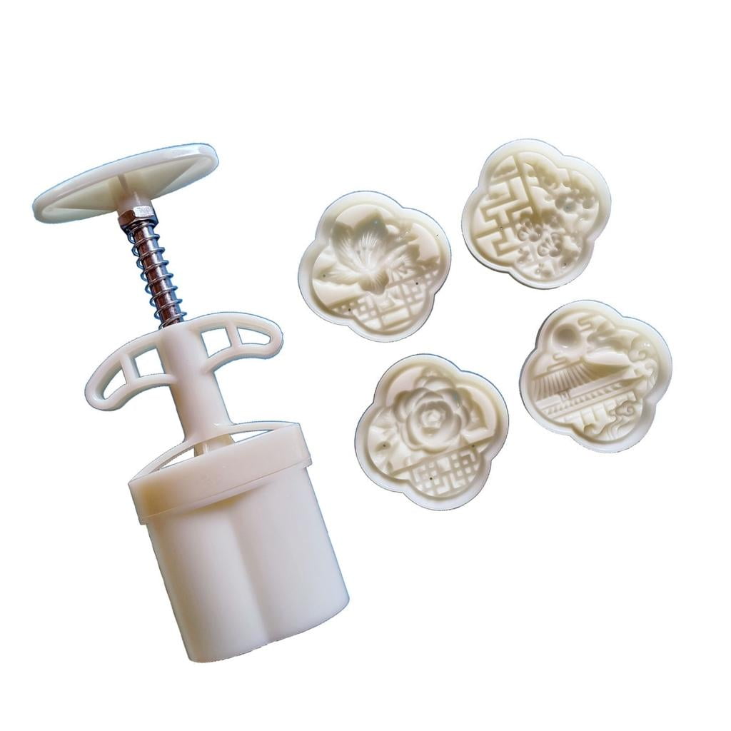 Traditional Chinese Pattern Mooncakes Molds 75g Press Tool for Creative ...