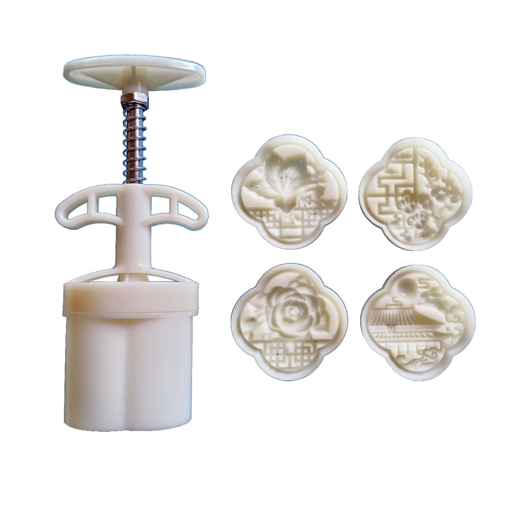 Traditional Chinese Pattern Mooncakes Molds 75g Press Tool for Creative ...