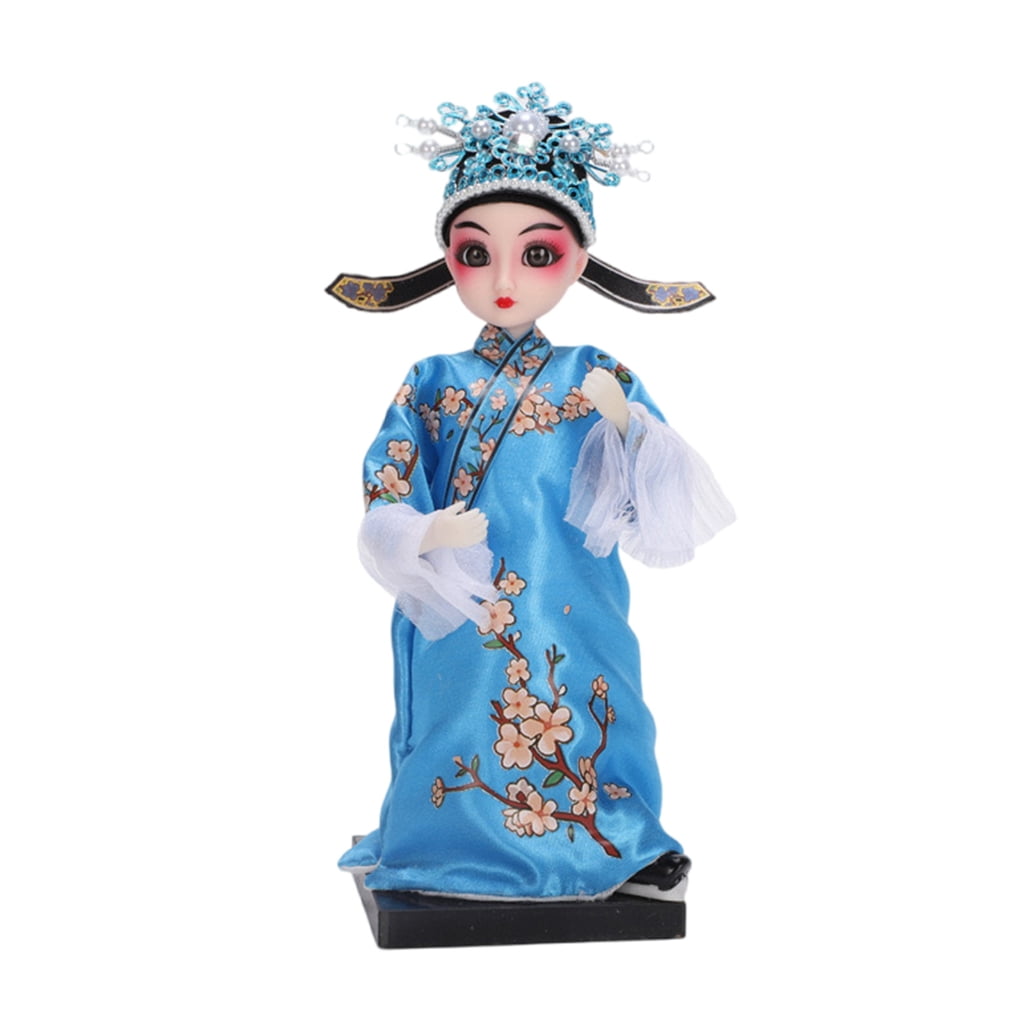 Traditional Chinese Peking Operas Dolls Figurine Art Craft for Home ...