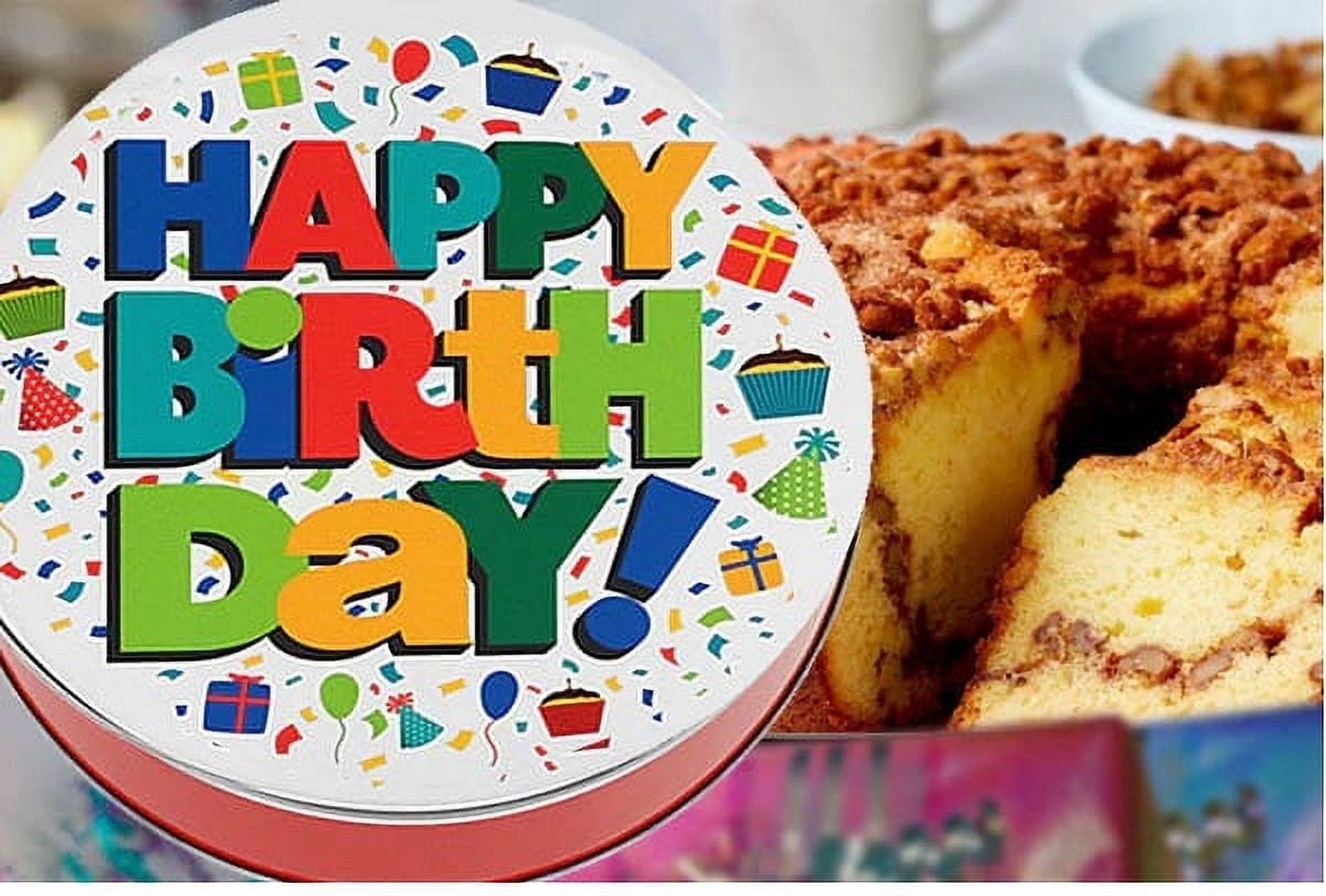 CoffeeCakes Cinnamon Walnut Coffee Cake, 1.75 LB Gift Tin, Moist ...