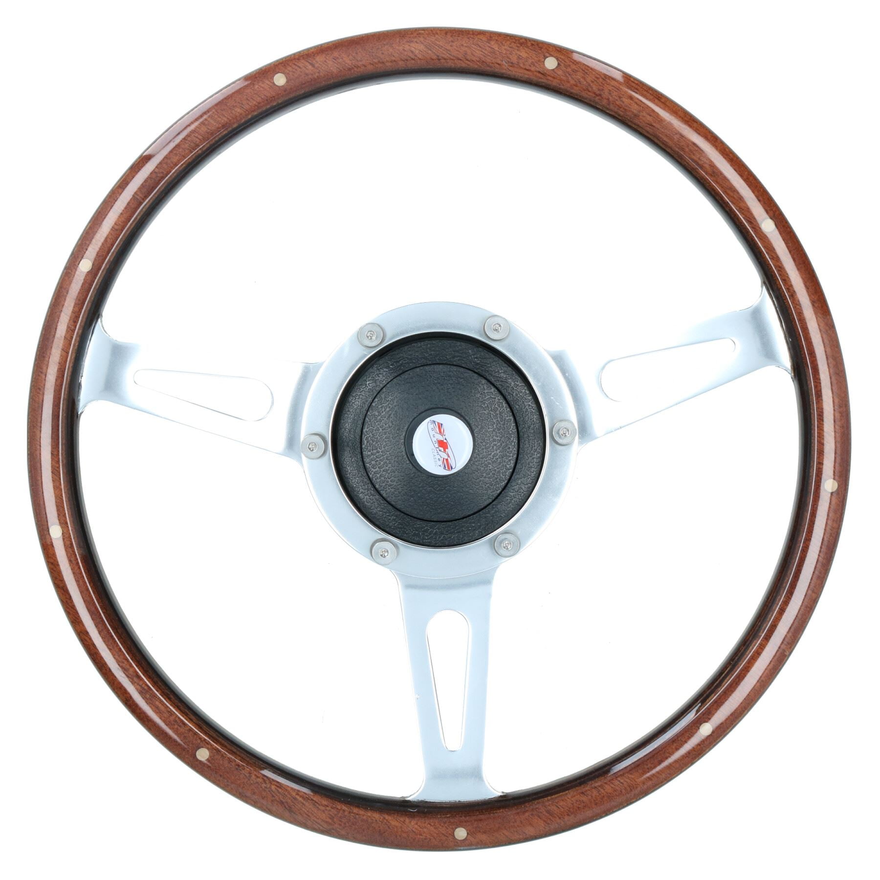 Traditional Classic Car Woodrim Steering Wheel & Boss to fit Bond ...