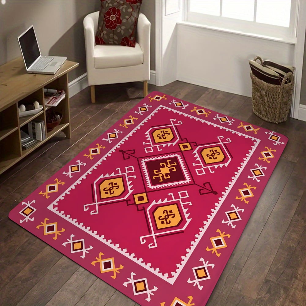 Traditional Colorful Tribal Kilim Rug Non Slip Carpets for Home Living ...