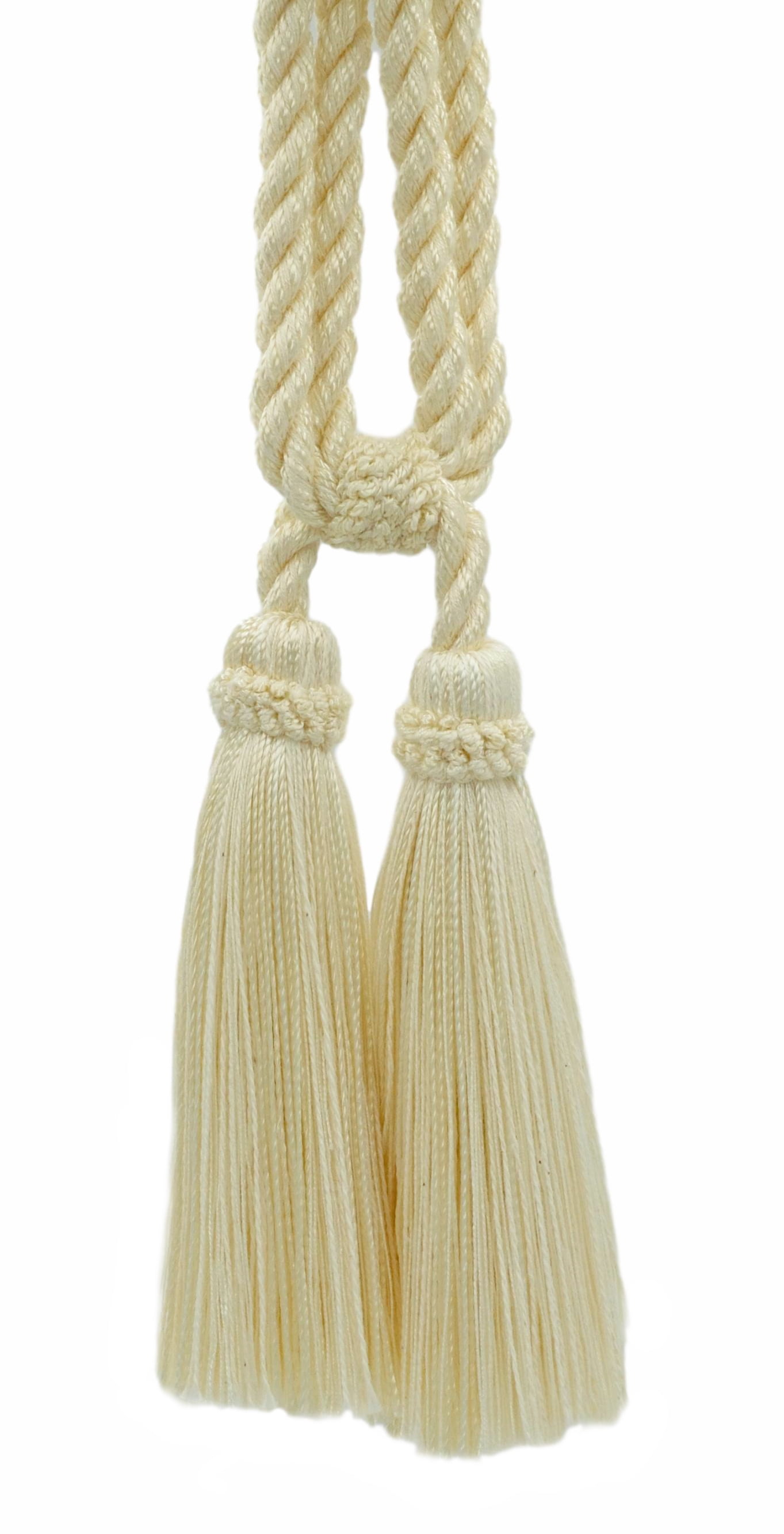 DECOPRO Traditional Cotton Double Tassel Curtain & Drapery Tassel ...