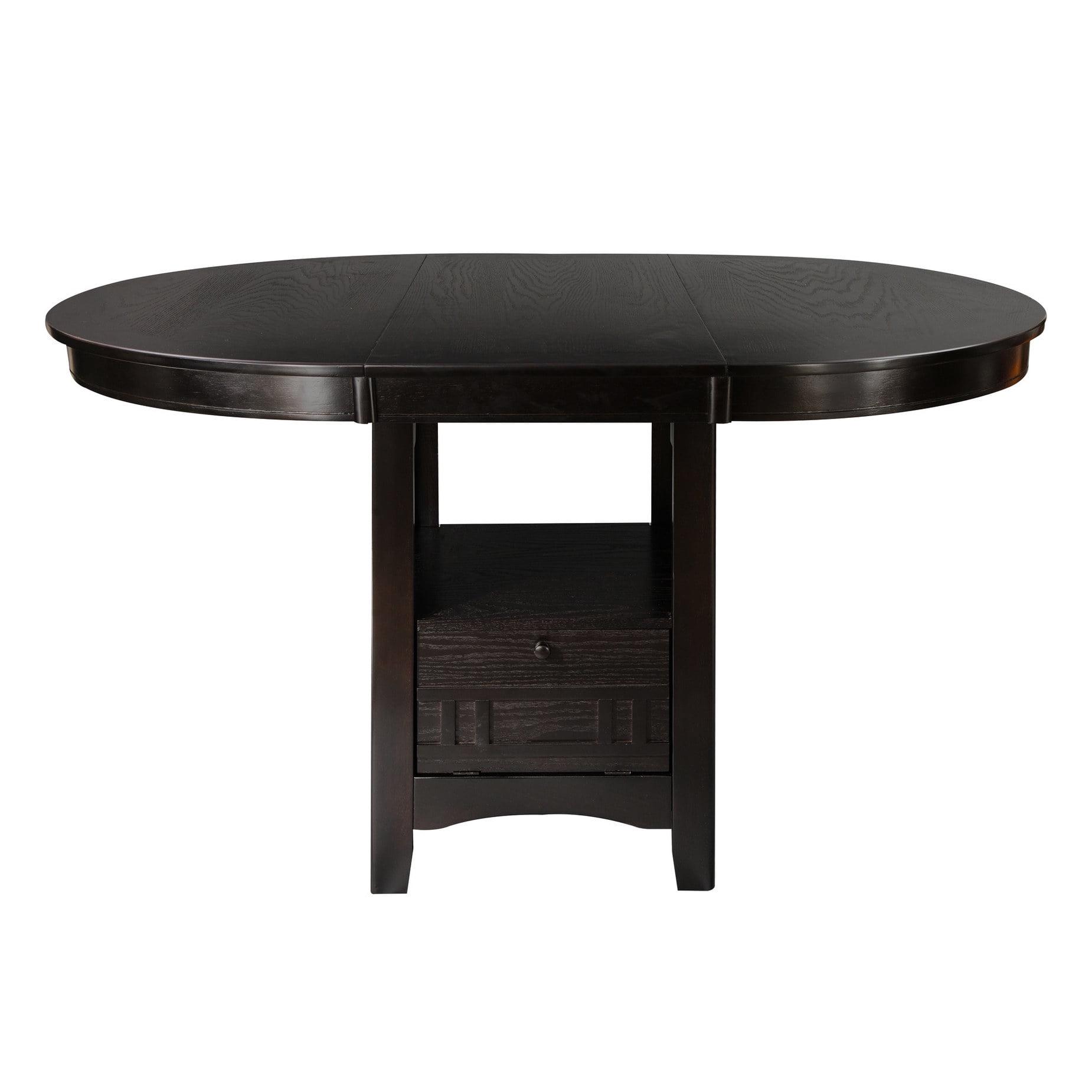 Traditional Counter Height Table | Extendable by Pulling and Adding ...