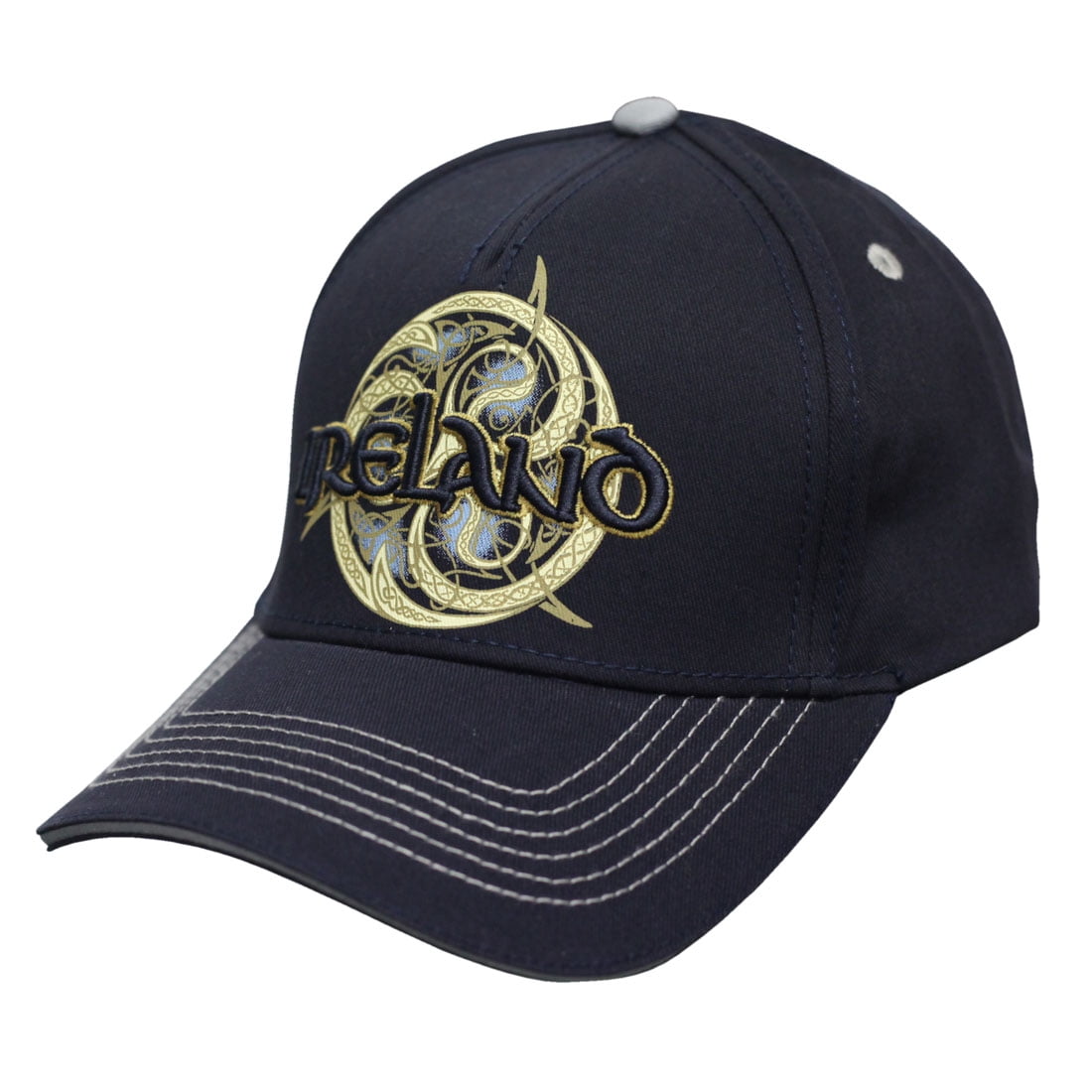 Traditional Craft Ltd Men's Navy Ireland Celtic Swirl Pull on Style ...