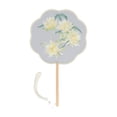 Traditional Craftsmanship in a Double Sided Round Fan with Suzhou ...
