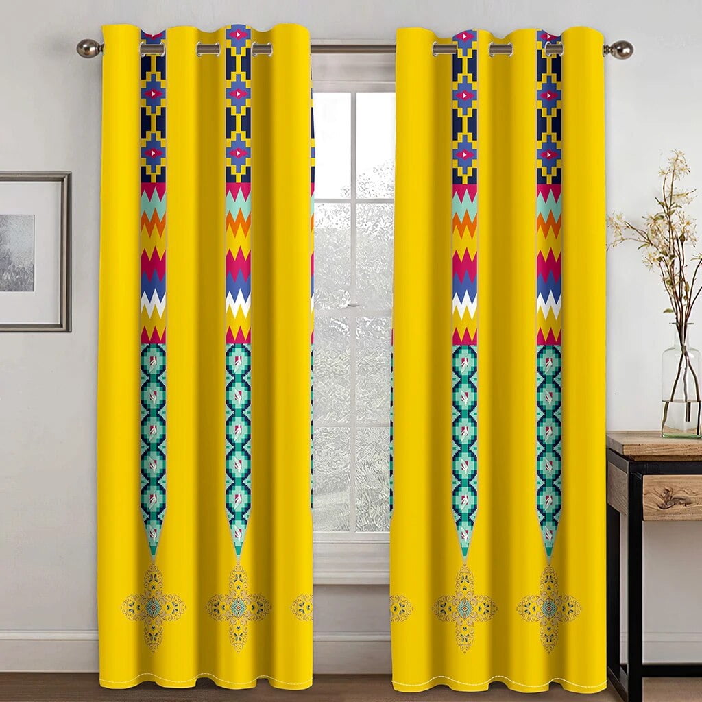 Traditional Culture Ethiopian and Eritrean Window Curtains for Living ...