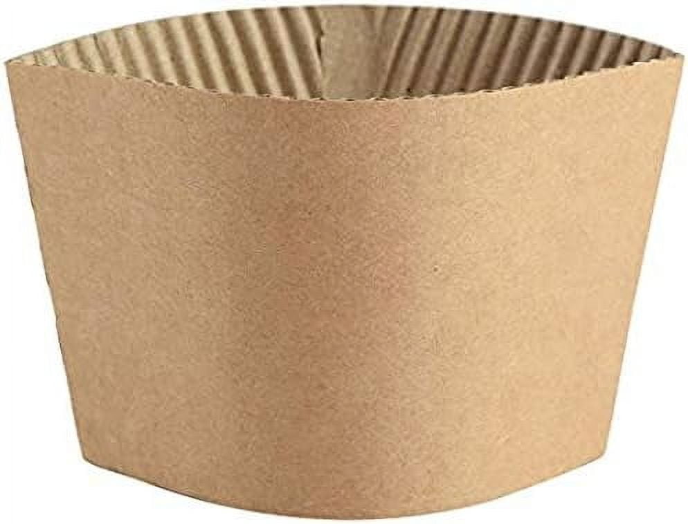 Traditional Cup Jacket for 10 oz. - 20 oz. Cups, Kraft (2000) - Walmart.com