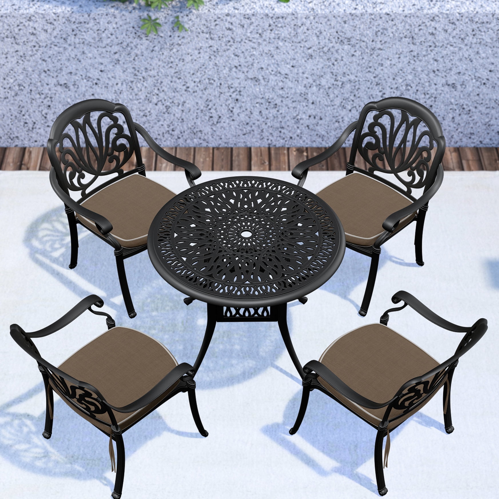 Traditional Design, Comfortable Seating, Rust-Resistant Frame ...