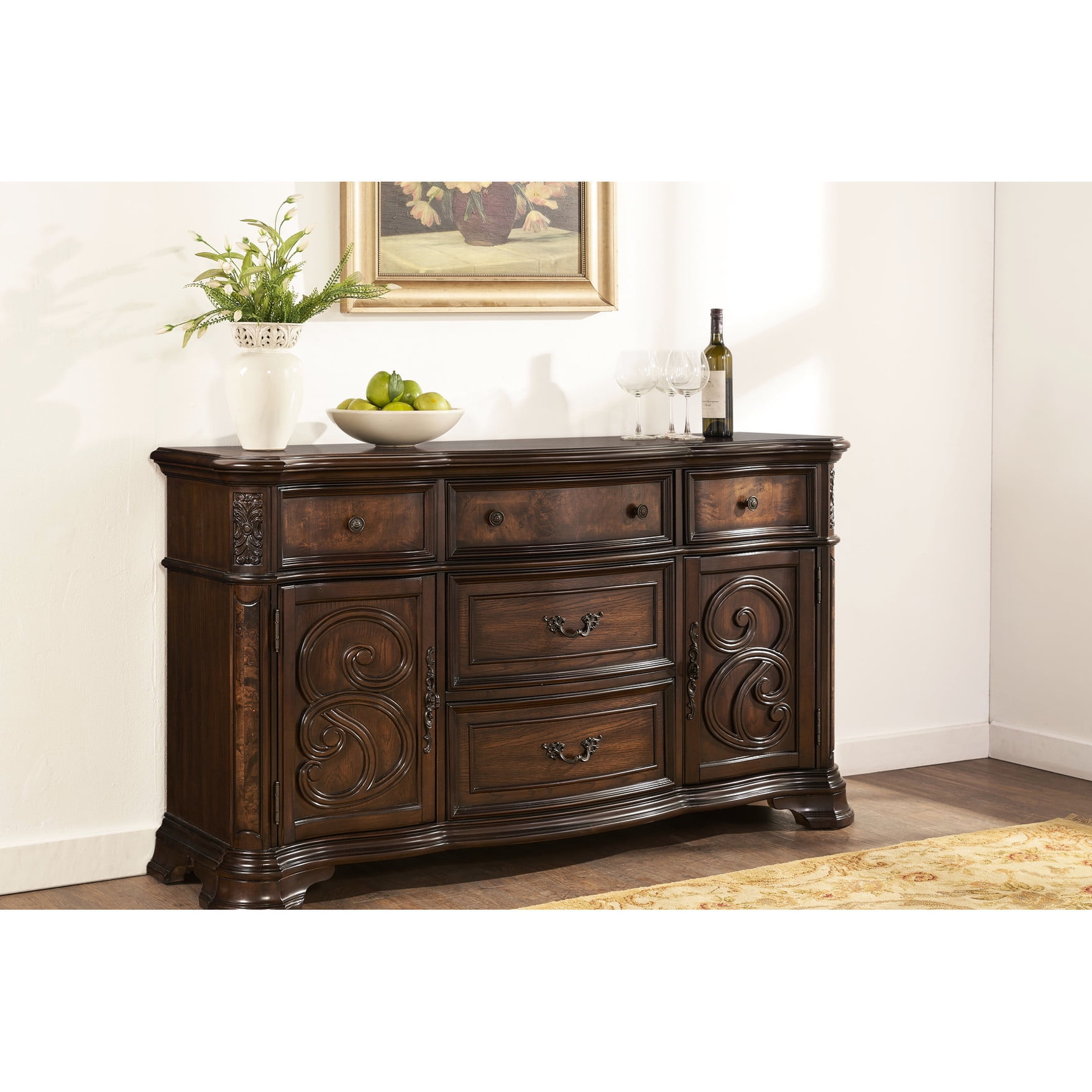 Traditional Design, Multi - Step Finish - Buffet for Classic Home ...