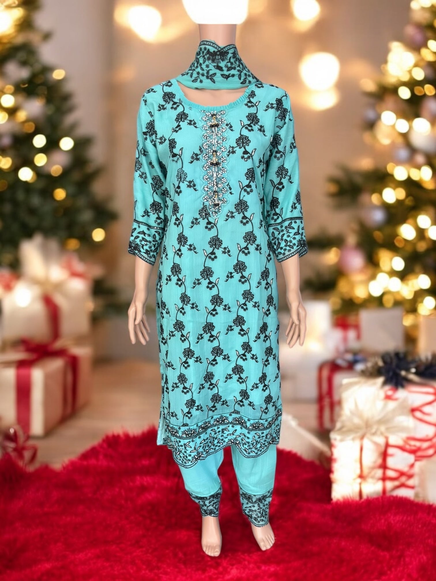 Traditional Designer Salwar Kameez Suit, Cultural Wear for Women, 214 ...
