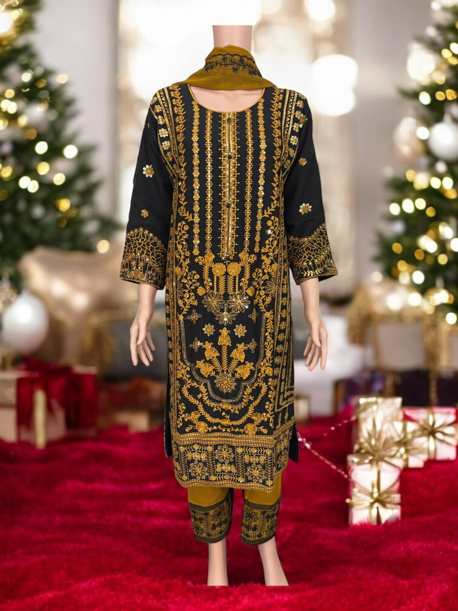 Traditional Designer Salwar Kameez Suit, Cultural Wear for Women, 219 ...