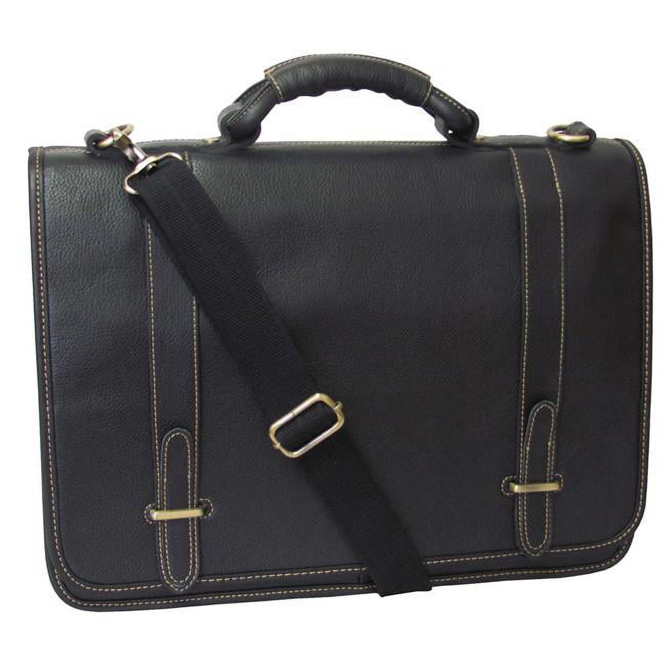 Traditional Double Slip-in Executive Briefcase, Black - Walmart.com