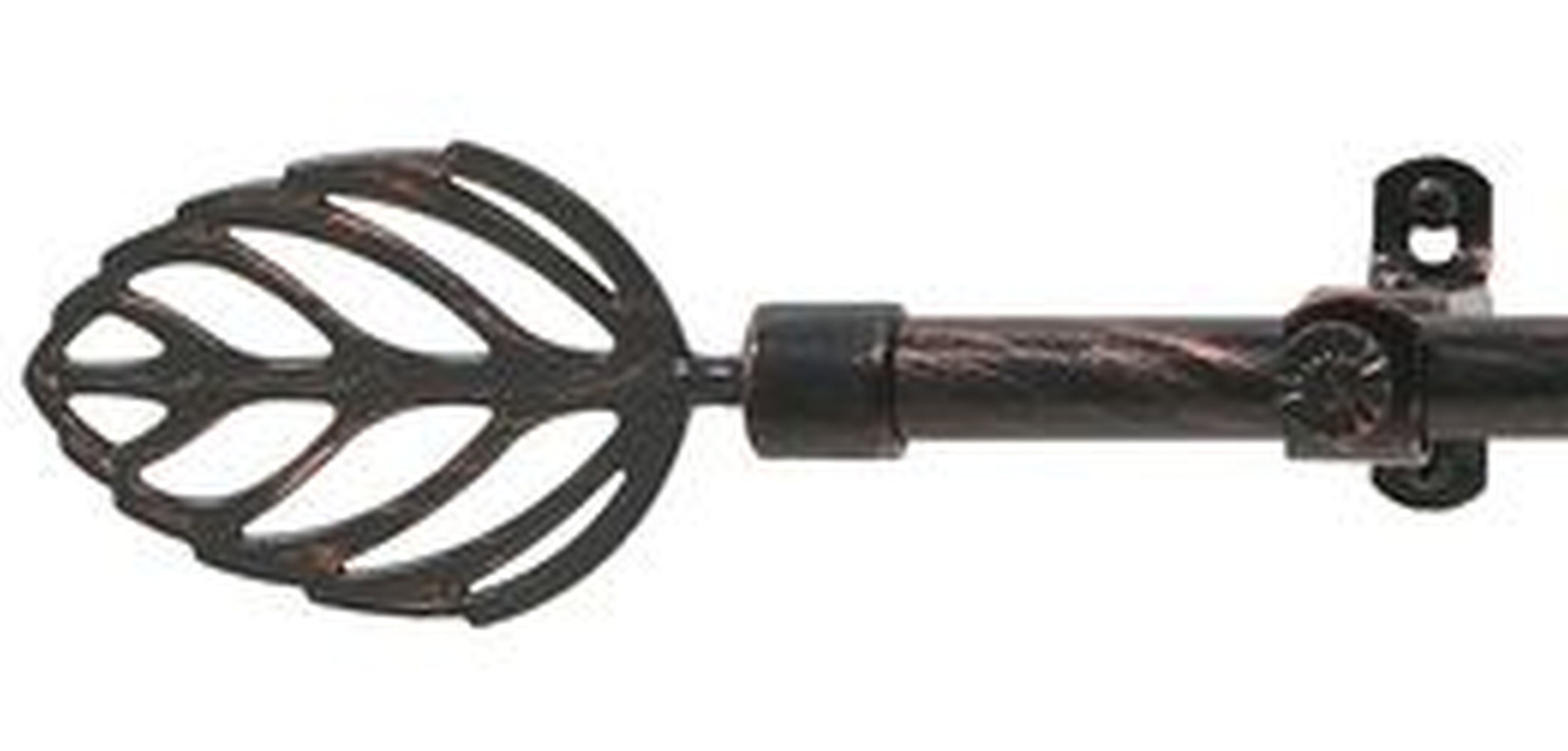 Traditional Elegance Decorative Rod & Finial Hoja 66-120 - Walmart.com