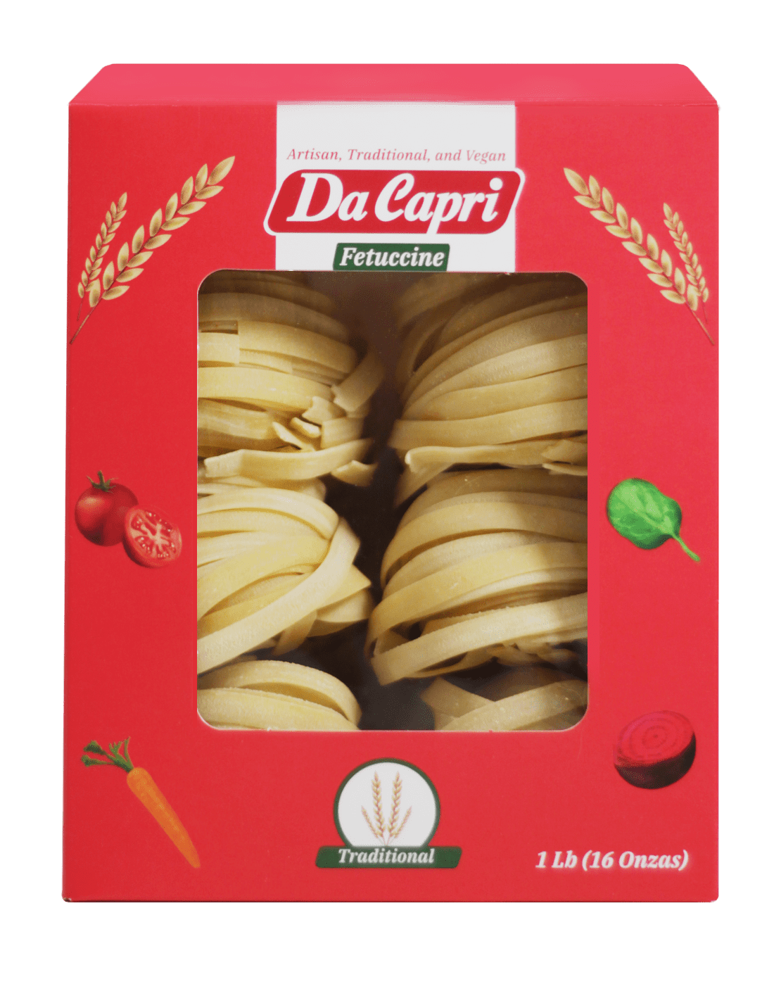 Traditional Fettuccine (Pack Of 2) | Artisanal Homemade Italian Style ...