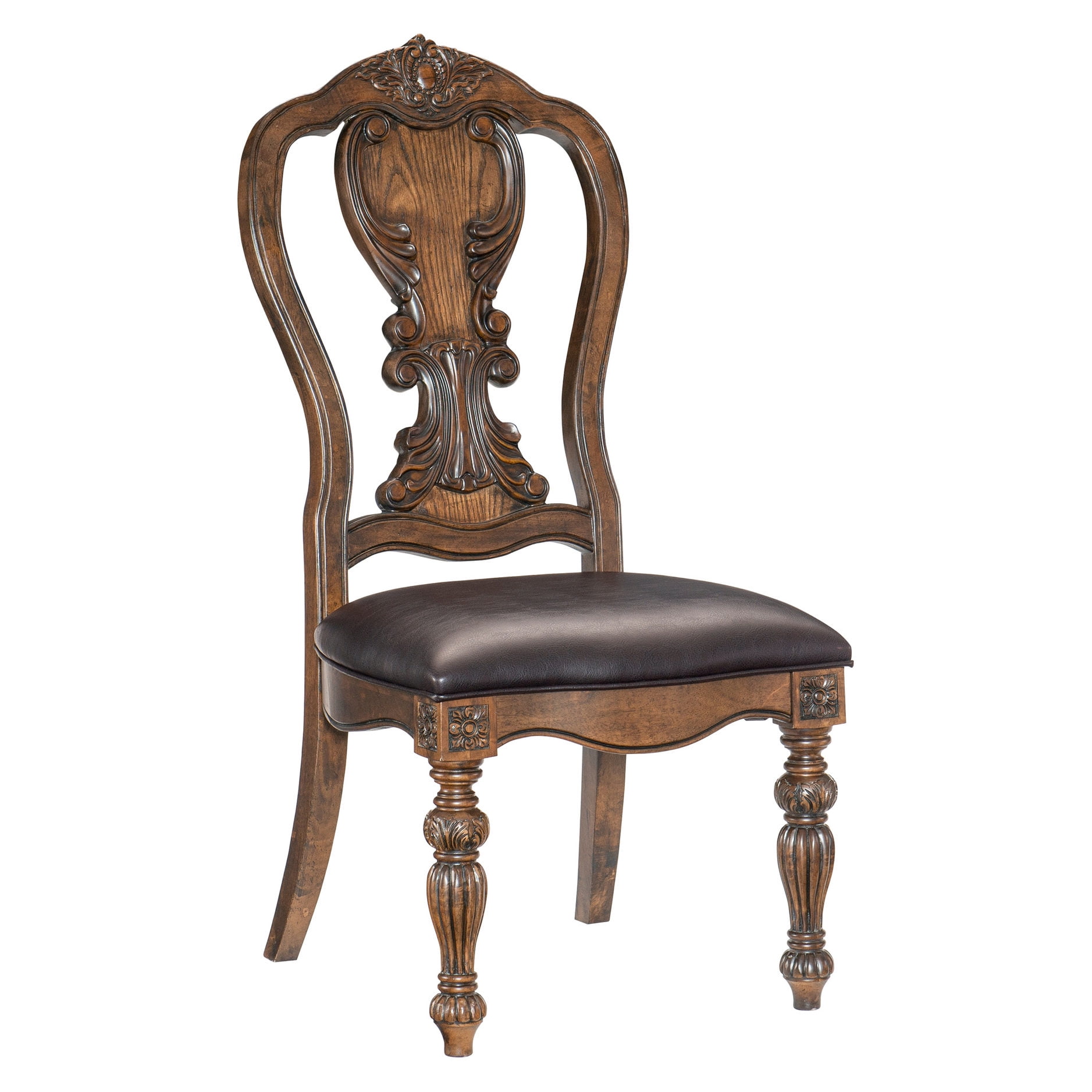 Traditional Formal Side Chairs | Great for Dining Room Settings | Wood ...