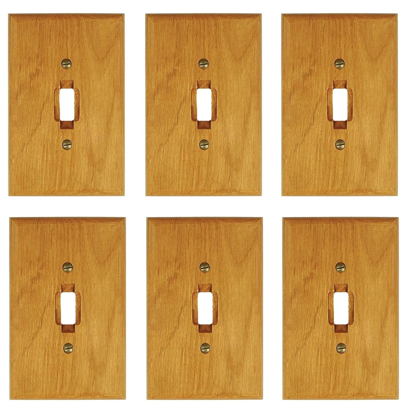 Traditional Genuine Oak Wood, Switch plate, Wall plate, Cover, 4-430 ...