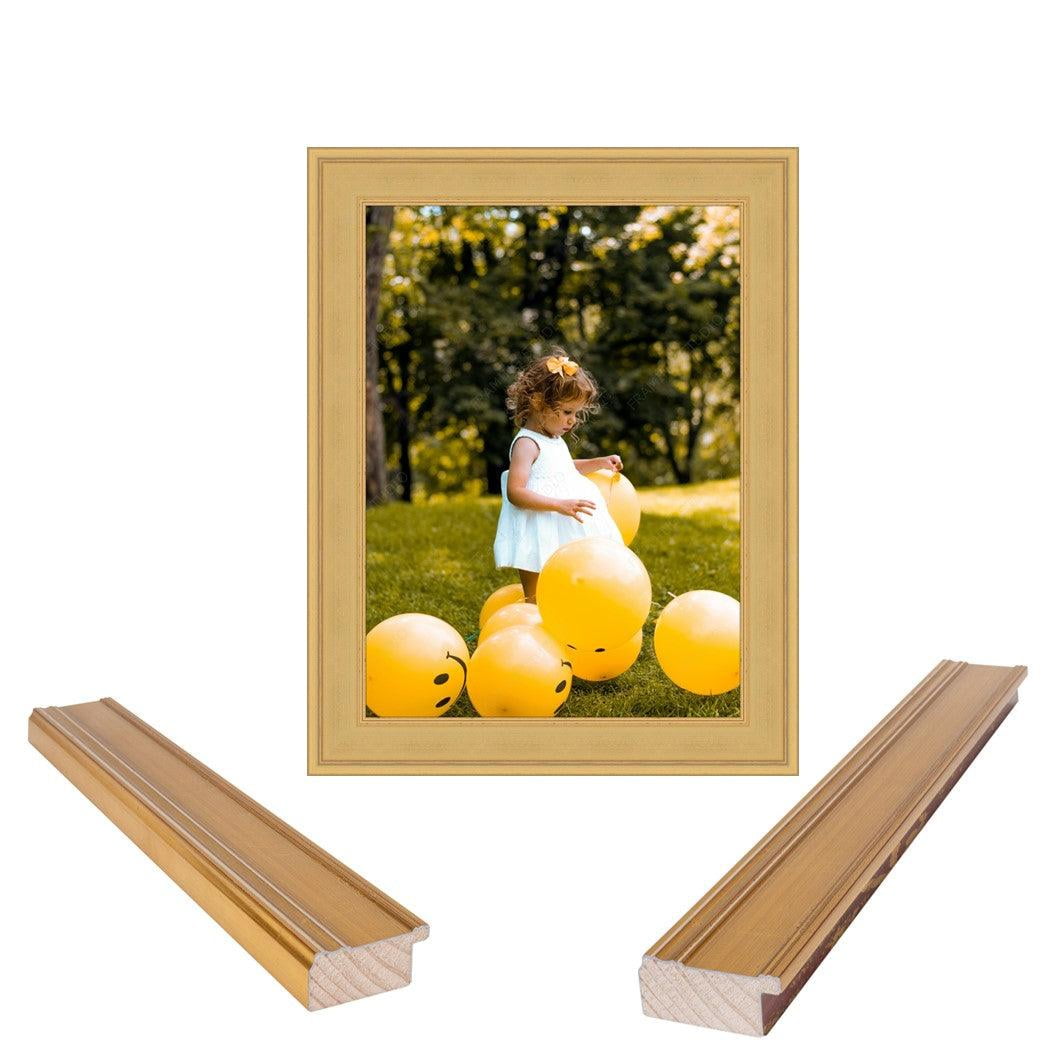 Traditional Gold Leaf Flat Panel Picture Frame - Walmart.com