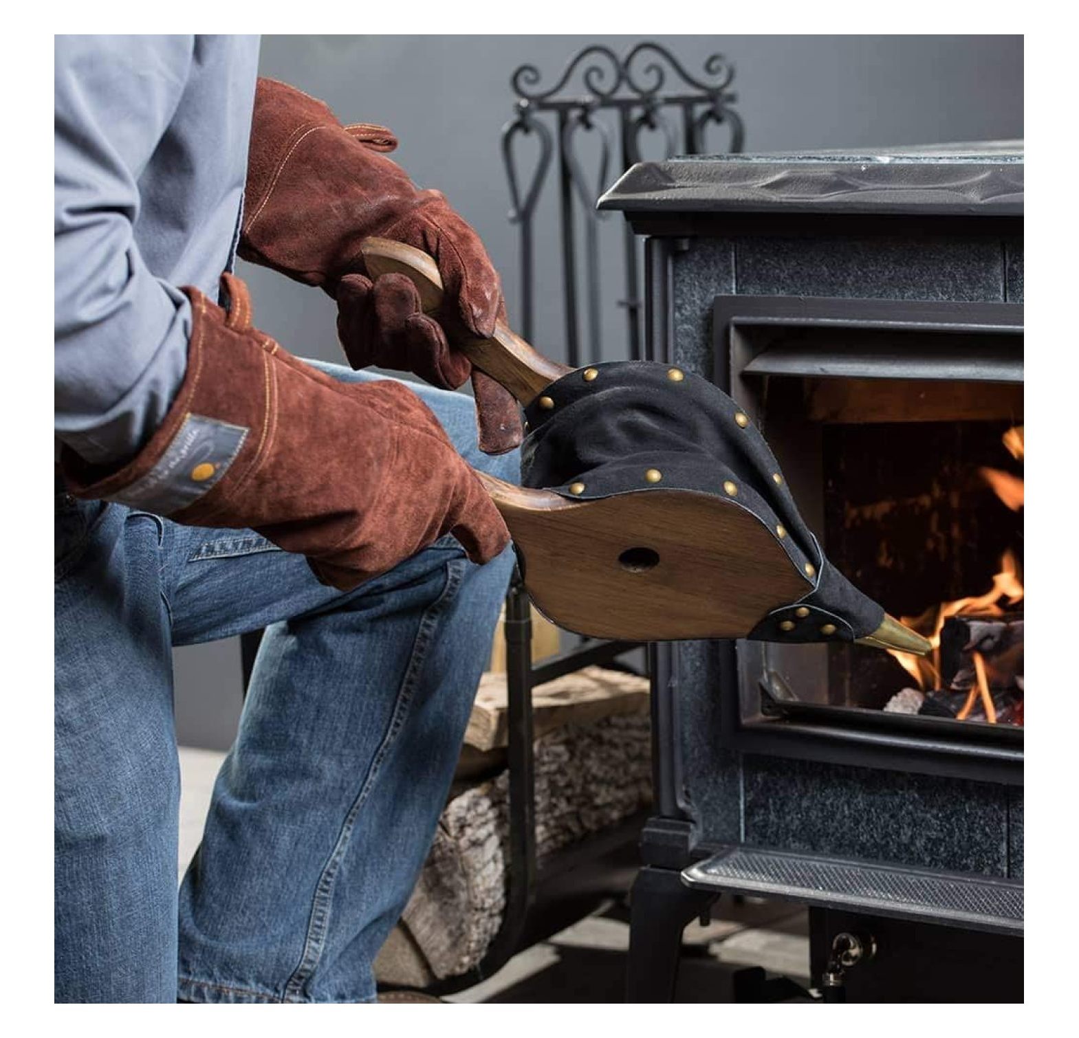 Traditional Hand Crafted Genuine Leather Hand Bellows Bring Fire to ...