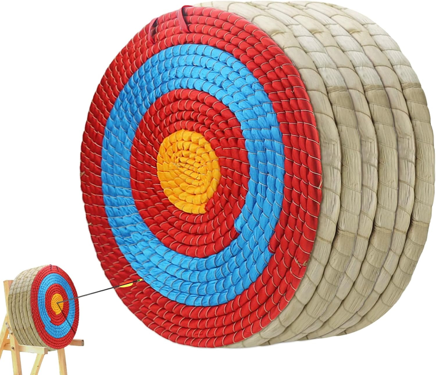 Traditional Hand-Made Archery Target 5 Layers Straw Archery Target ...