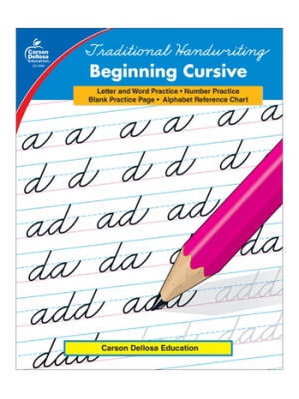 Traditional Handwriting: Beginning Cursive, Grades 2 - 5 - Walmart.com