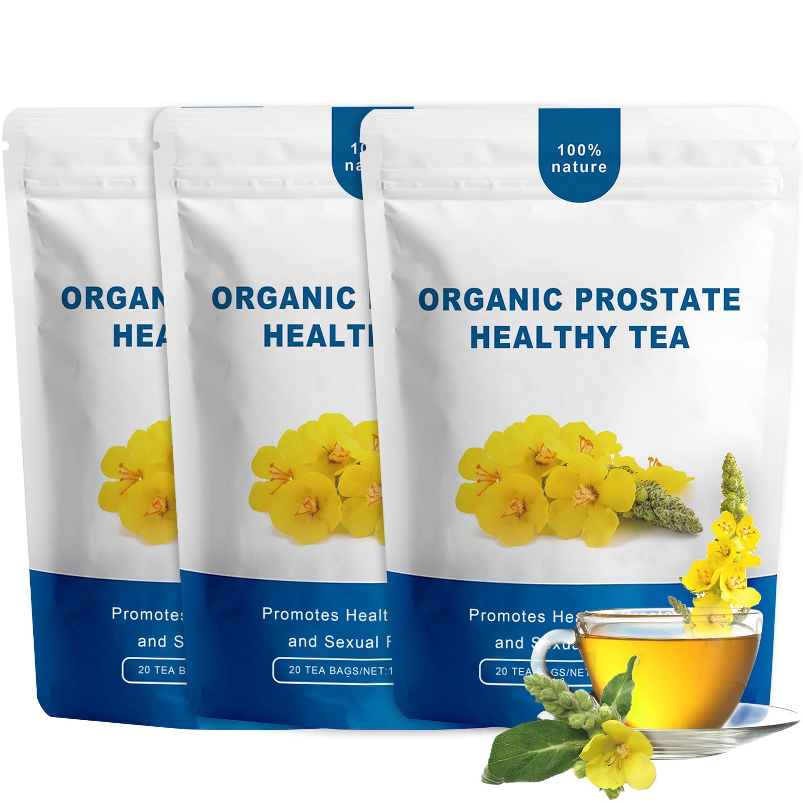 Traditional Herbal Prostate Health Tea, Chinese Prostate Health Tea, 20 ...