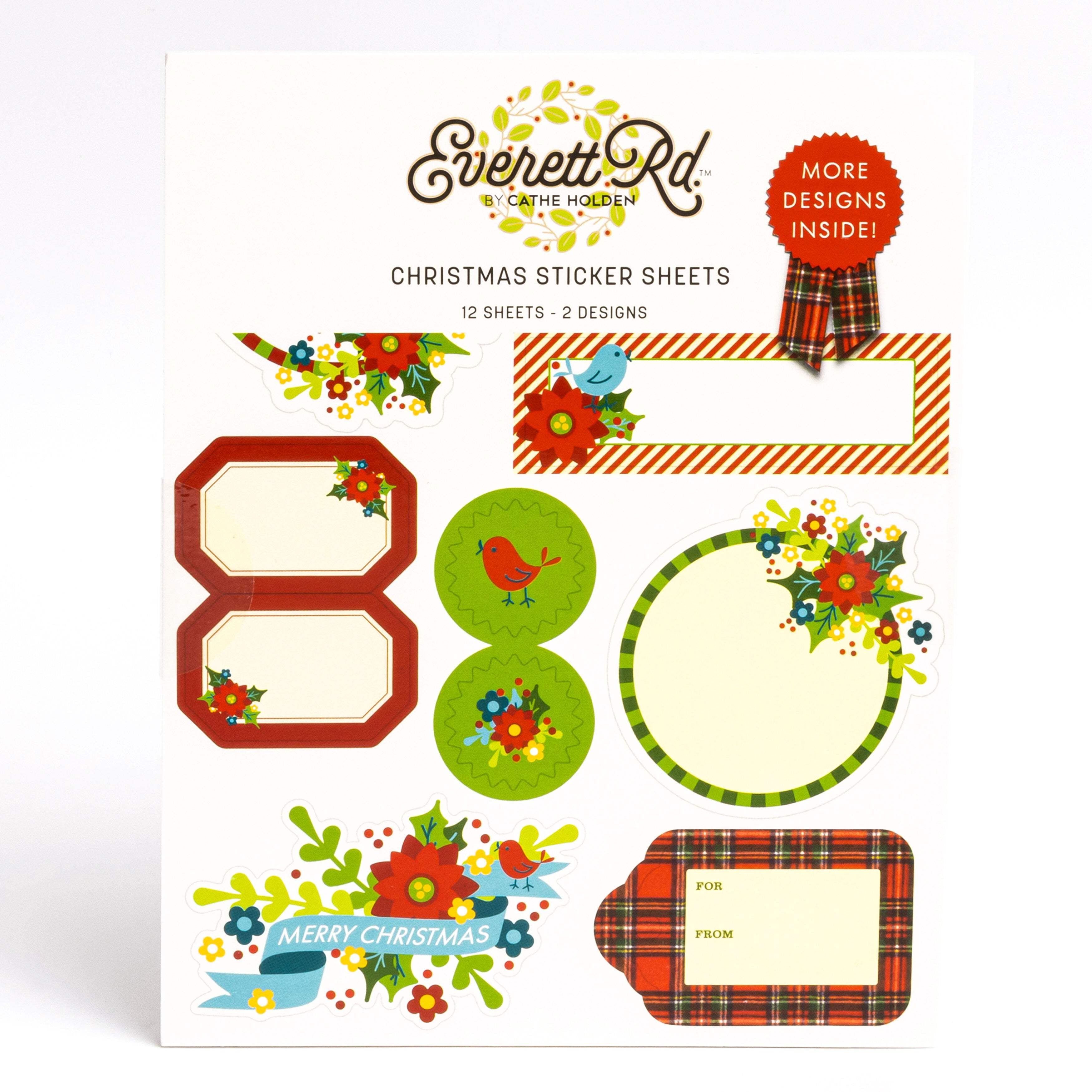 Traditional Holiday 12 Sheet Sticker Book Everett Rd. By Cathe Holden ...