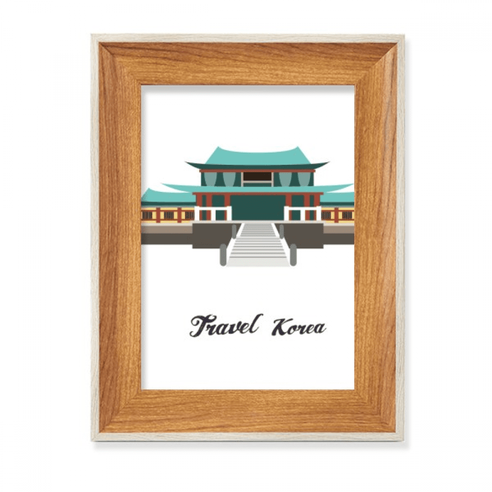 Traditional In Korea Desktop Wooden Photo Frame Display Picture Art ...