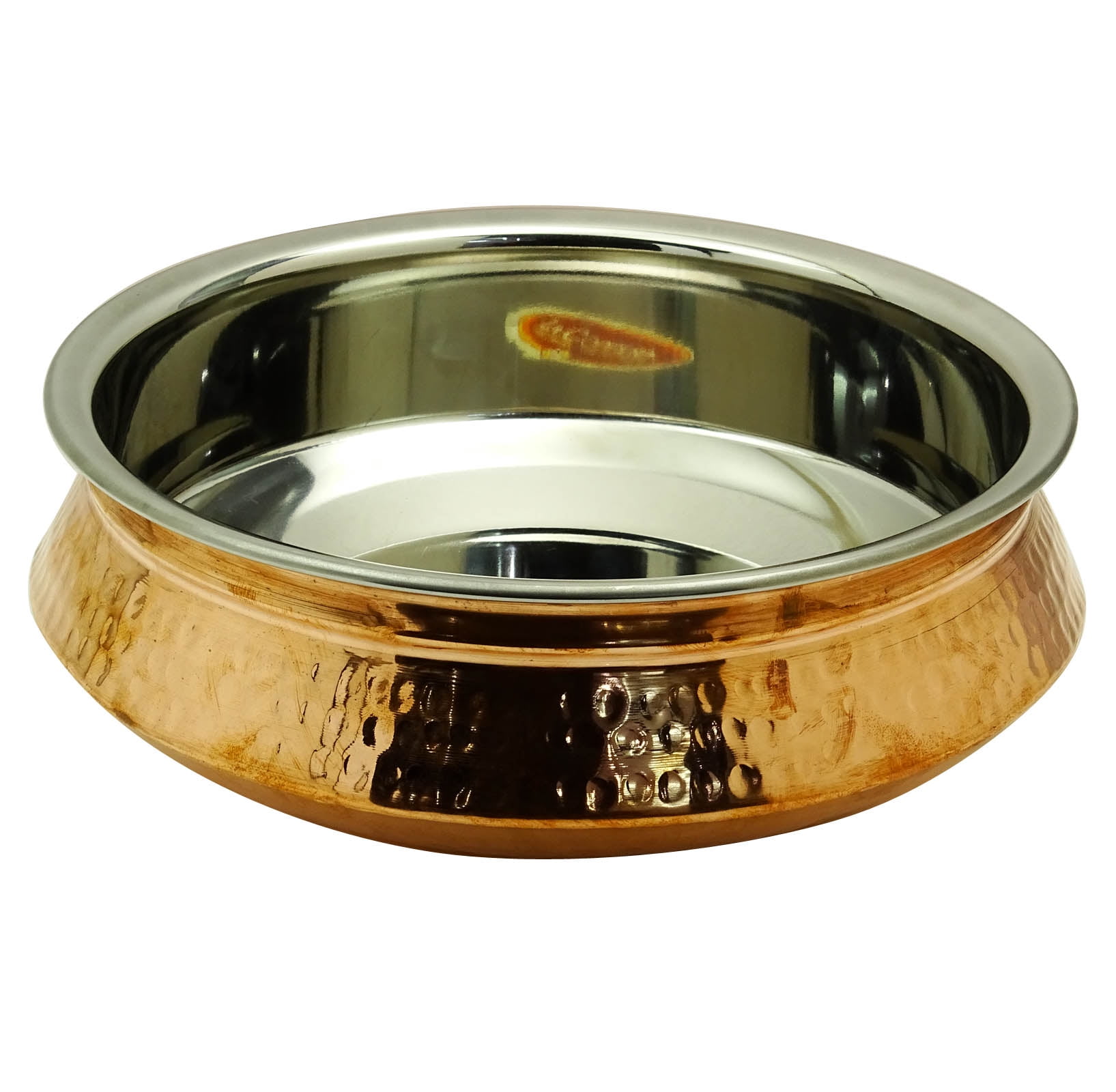 Traditional Indian Copper Big Serving Handi Tableware Kitchen Utensil ...