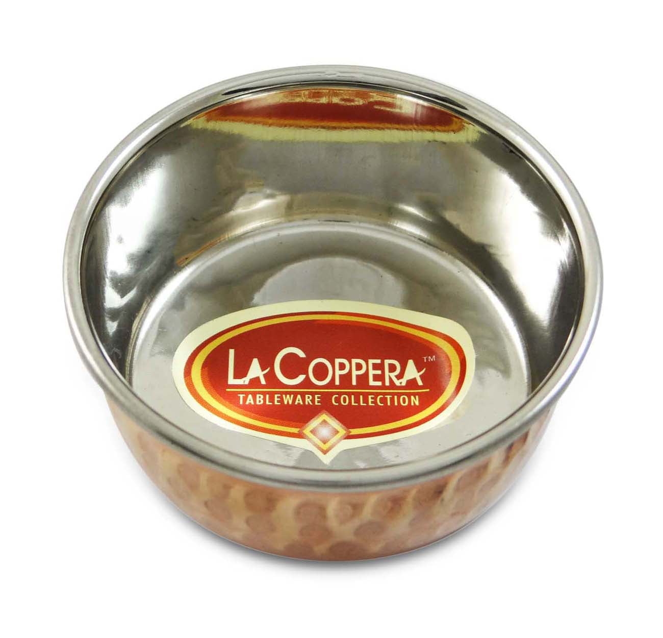Traditional Indian Copper & Stainless Steel Small Bowl Katori Tableware ...