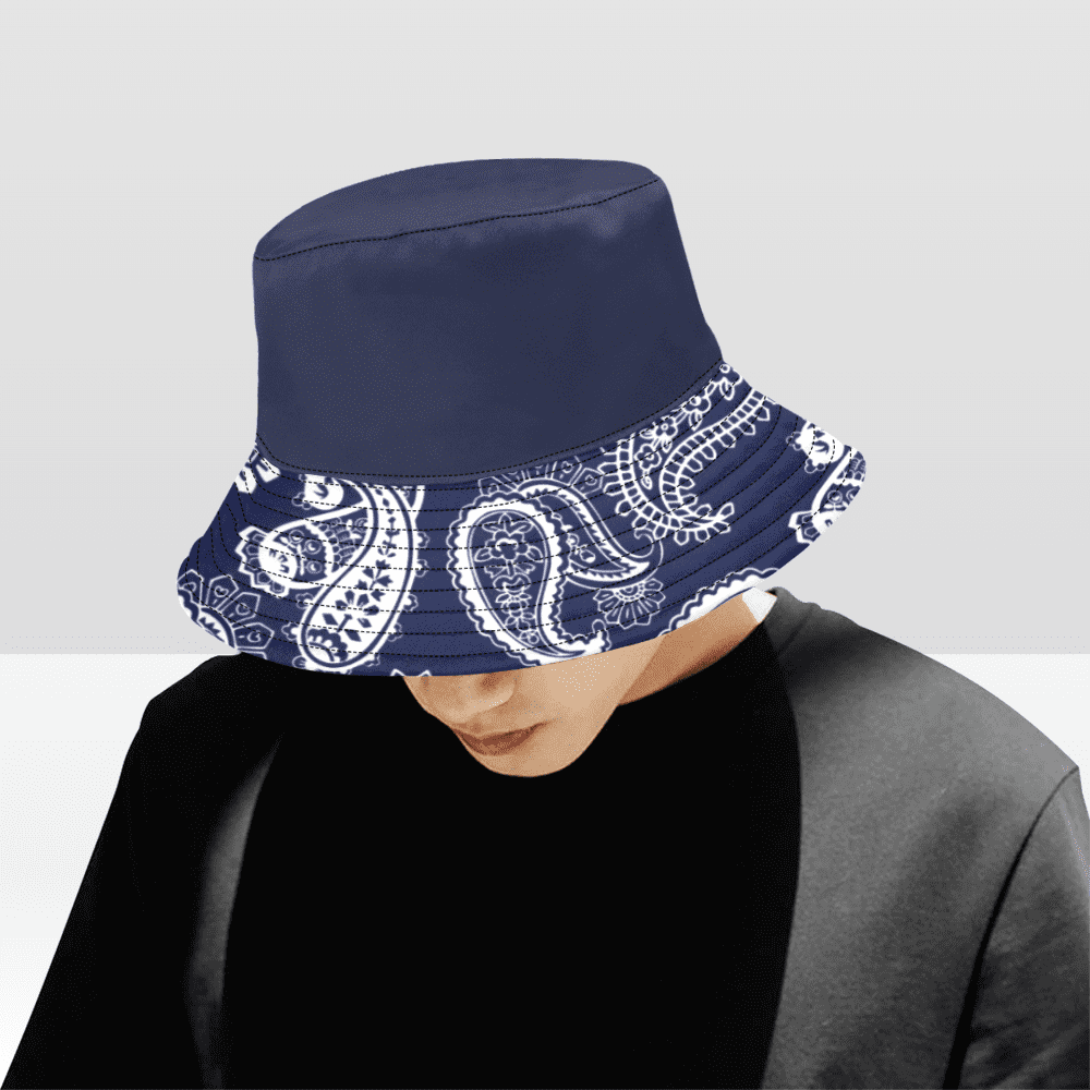 Traditional Indian Paisley Pattern Style Men's Bucket Hats - Walmart.com