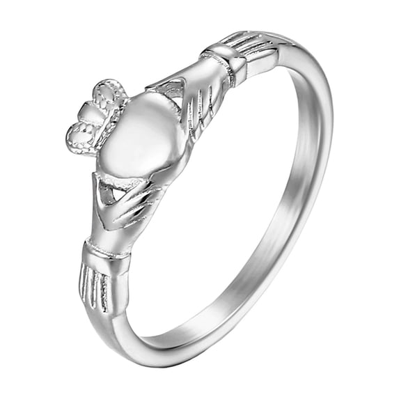 Traditional Irish Claddagh Rings Representing Commitment and Devotions ...