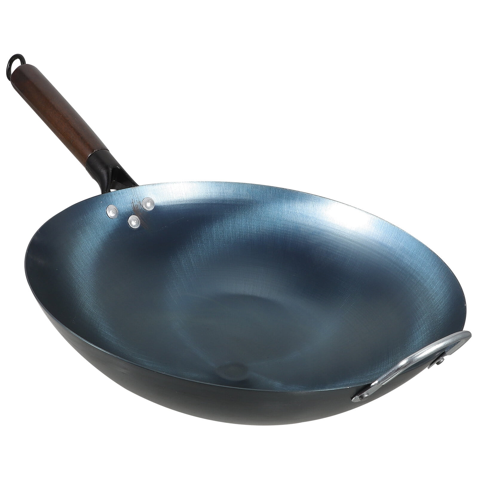Traditional Iron Wok Iron Frying Pan Home Frying Pan Gas Stove Cooking ...