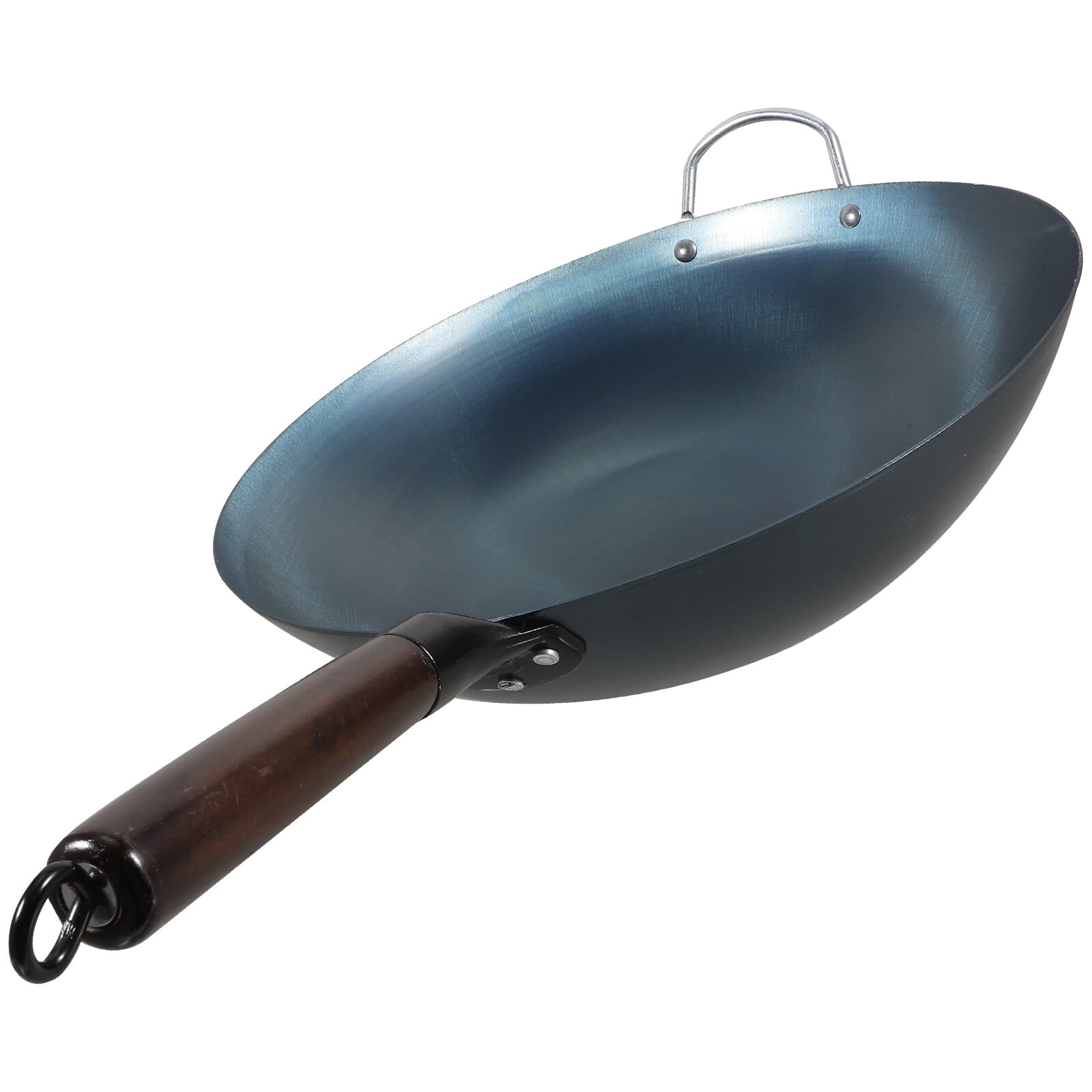 Traditional Iron Wok Iron Frying Pan Home Frying Pan Gas Stove Cooking ...