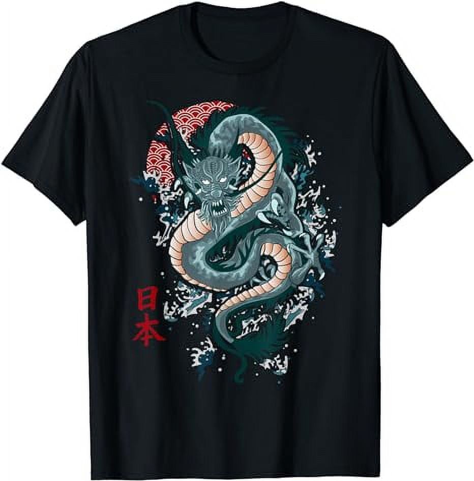Traditional Japanese Art Dragon Shirt Japanese Shirt Dragon T-Shirt ...