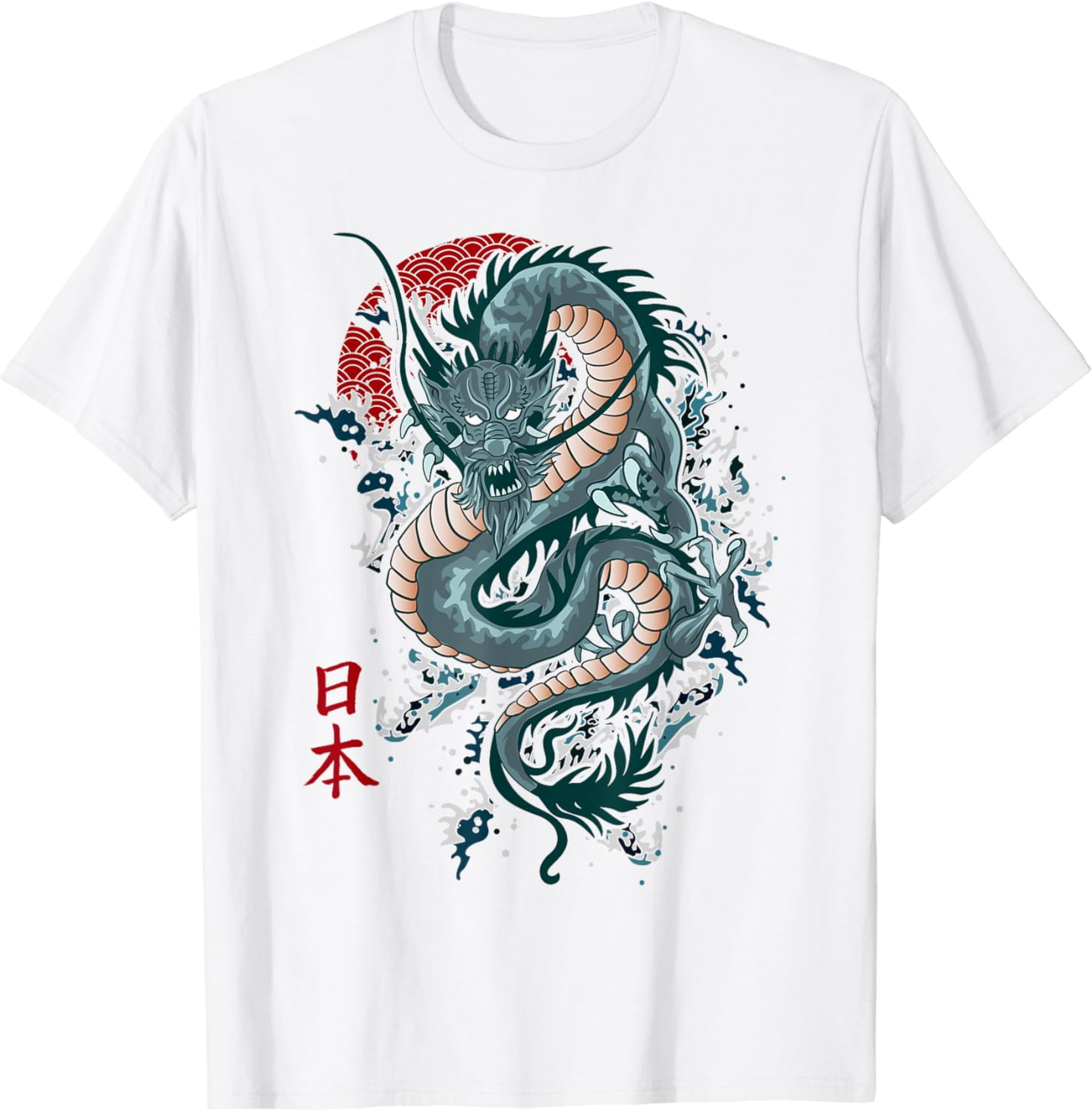 Traditional Japanese Art Dragon Shirt Japanese Shirt Dragon T-Shirt ...