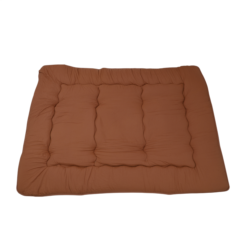 Traditional Japanese Fold-Up Futon - 4" Thick Tatami Floor Mattress ...