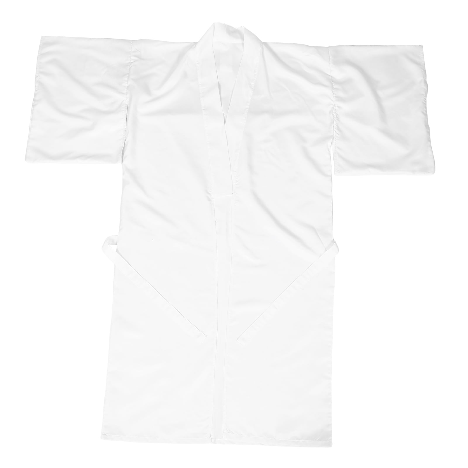 Traditional Japanese Kimono Robe For Women White Long Kimono Robe With ...