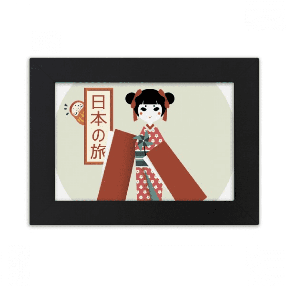 Traditional Japanese Local Girl Desktop Photo Frame Ornaments Picture ...
