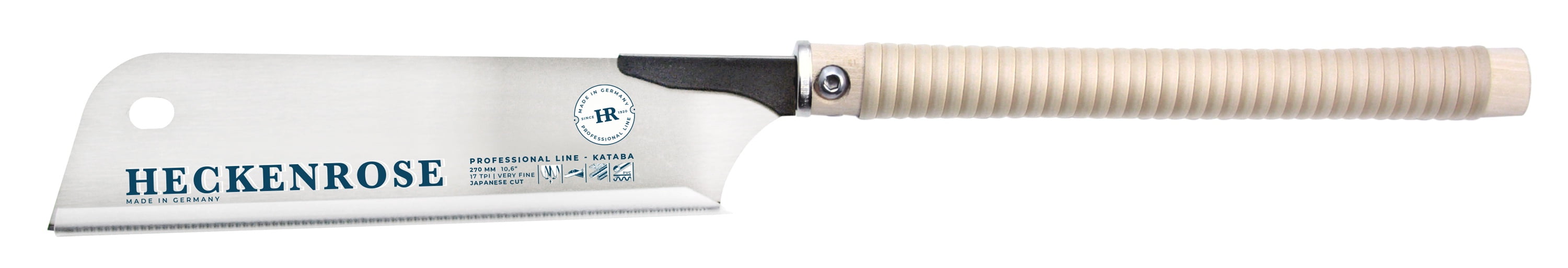 Traditional Japanese Saw, Kataba 270 mm, shortened steel back, Long ...