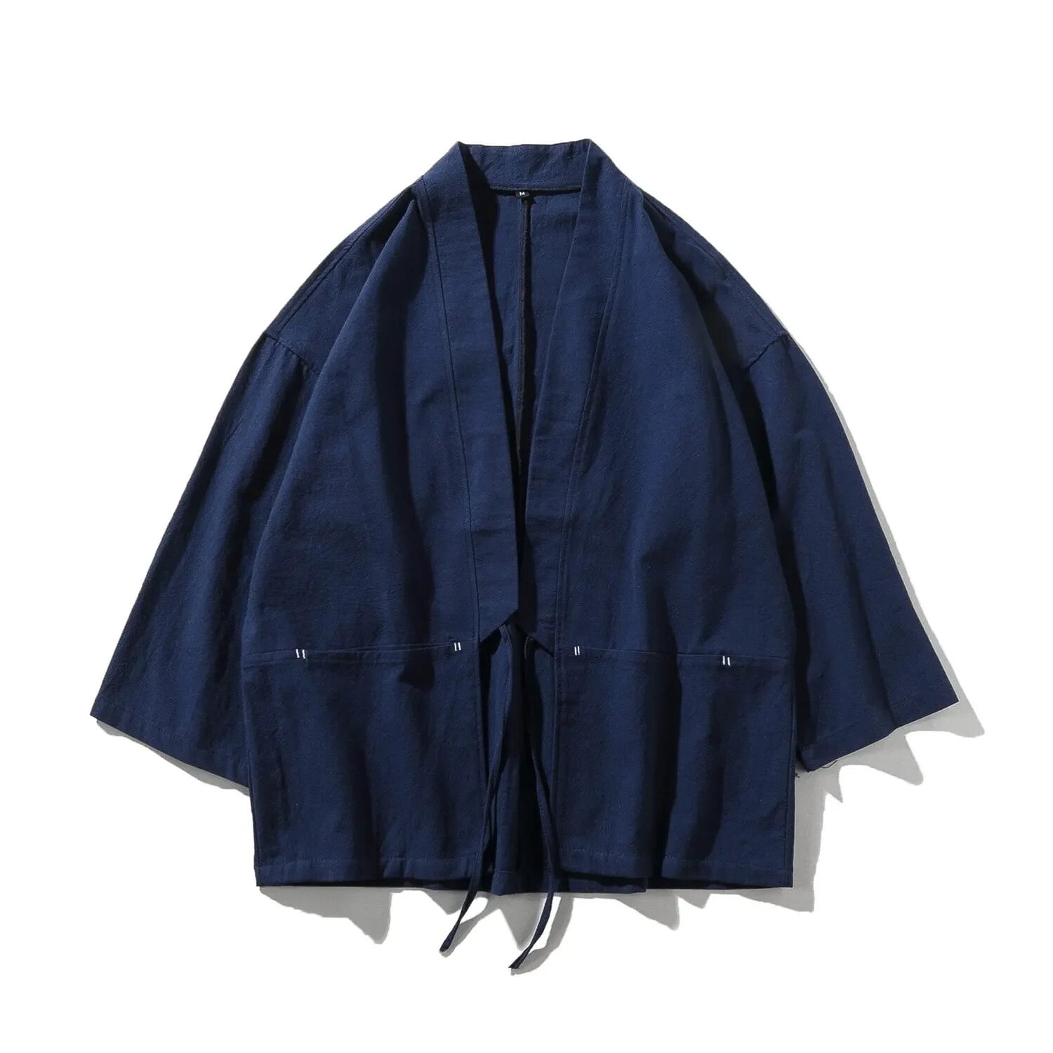 Traditional Japanese Style Fashion Men Retro Cardigan Samurai Kimono ...