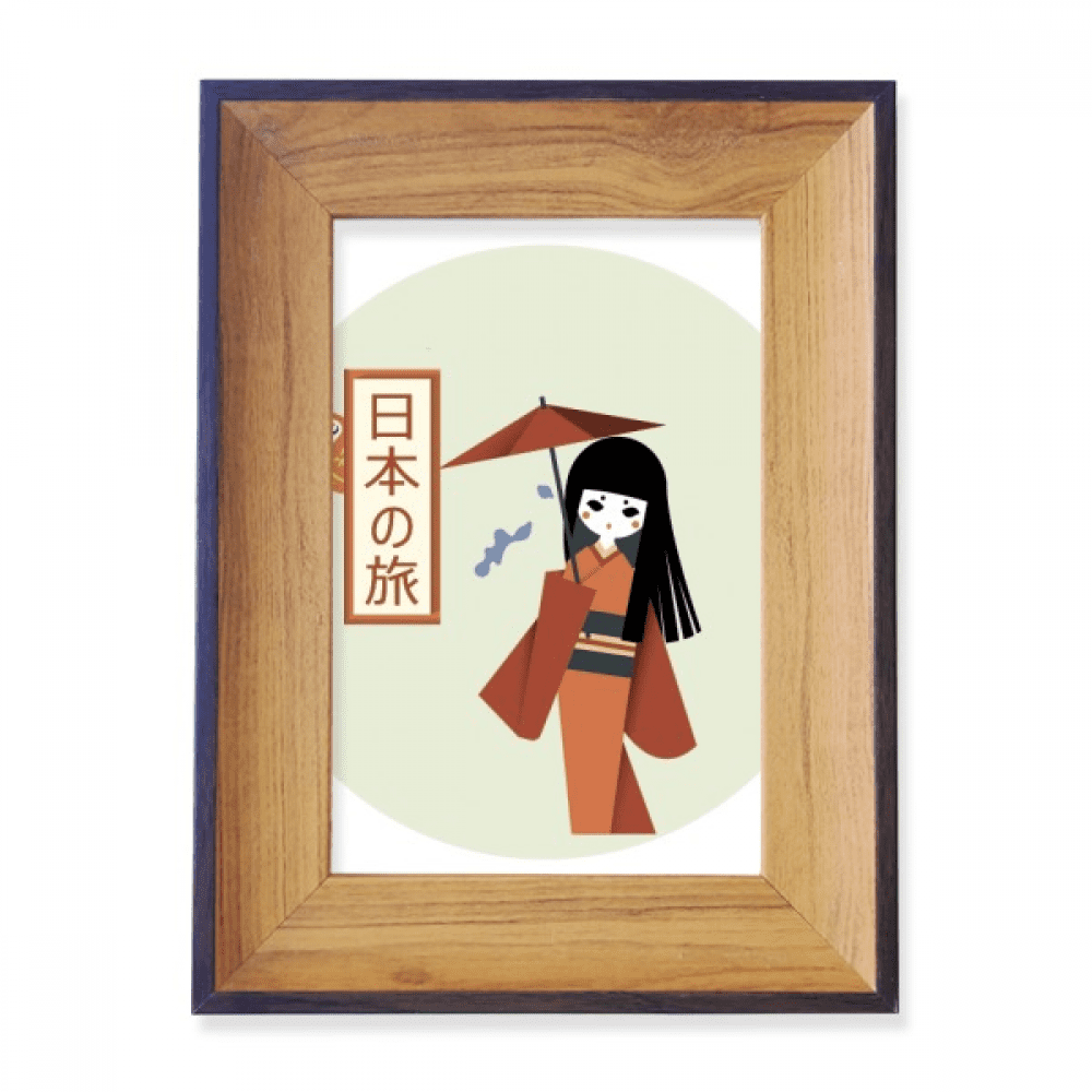 Traditional Japanese local Little Girl Photo Frame Exhibition Display ...