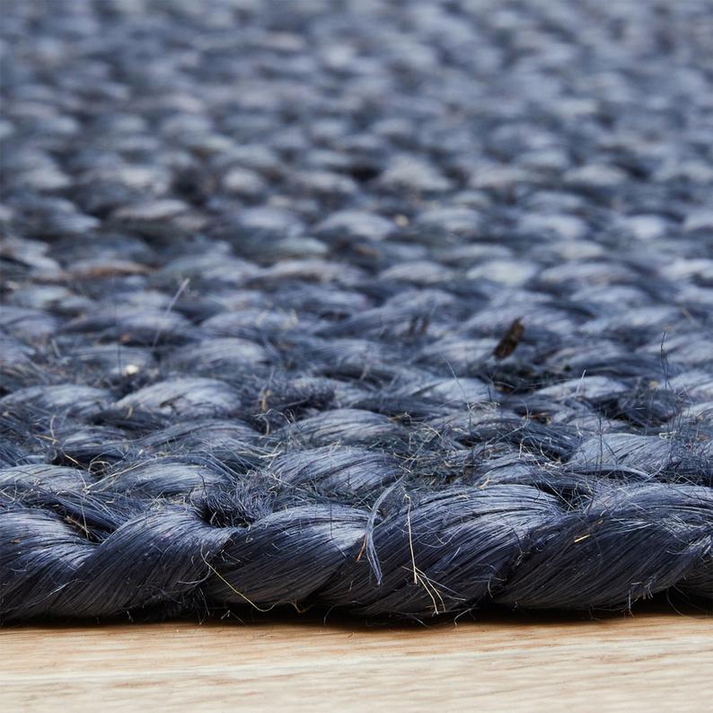 Traditional Jute Rug Natural Jute Oval Indian Braided Rag Rug Oval ...